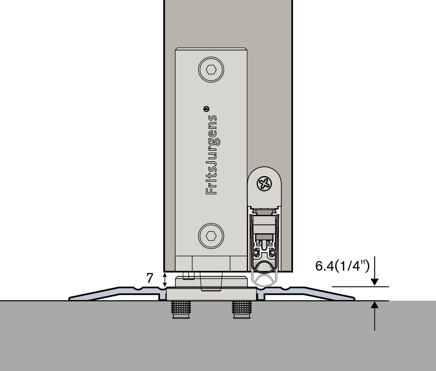 Introducing Flush Floor Plates for Your System M | M+ Pivot Door